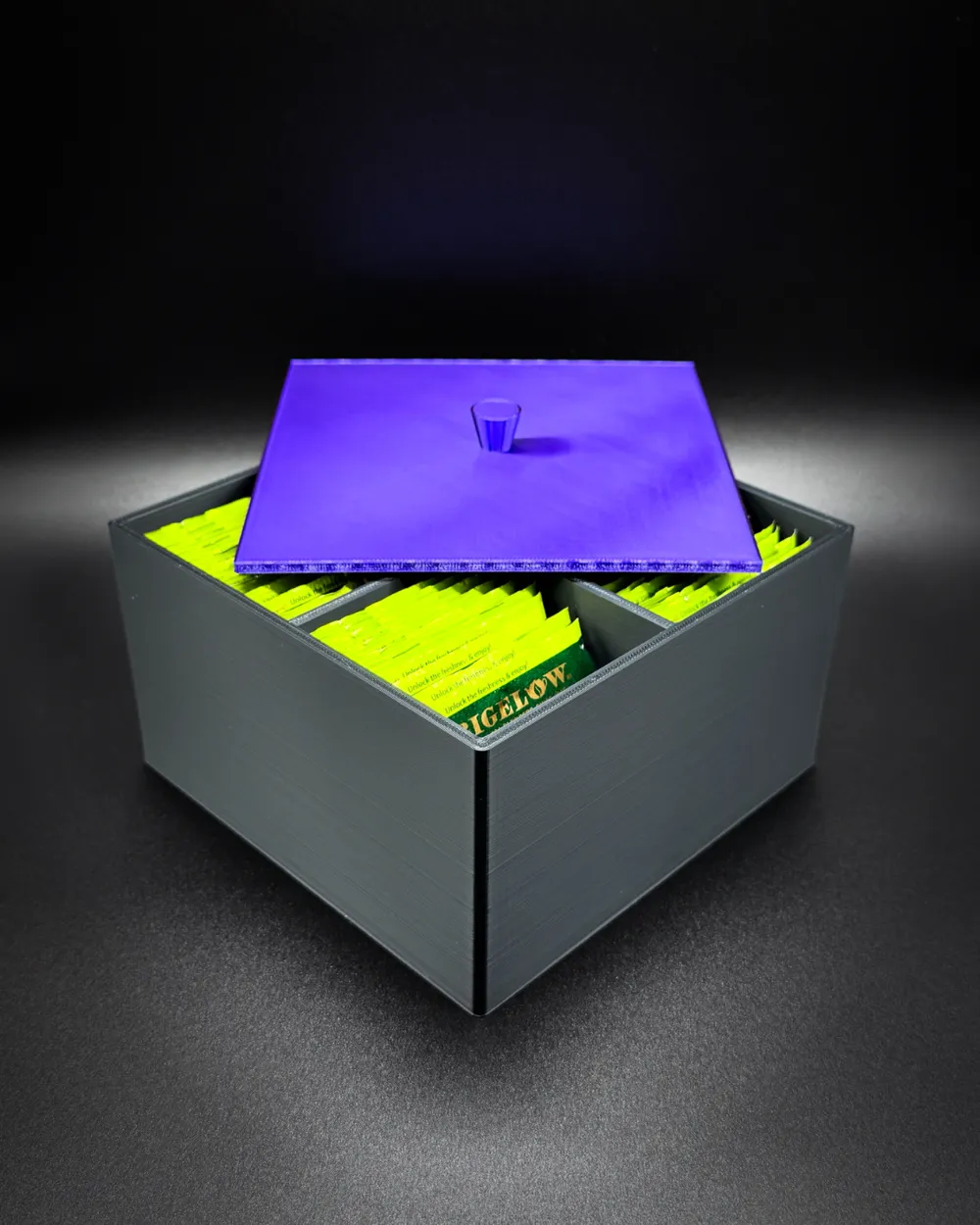 Tea Box With Lid - Free 3D Print Model - MakerWorld