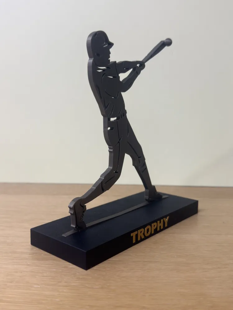 Baseball Trophy - Free 3D Print Model - MakerWorld