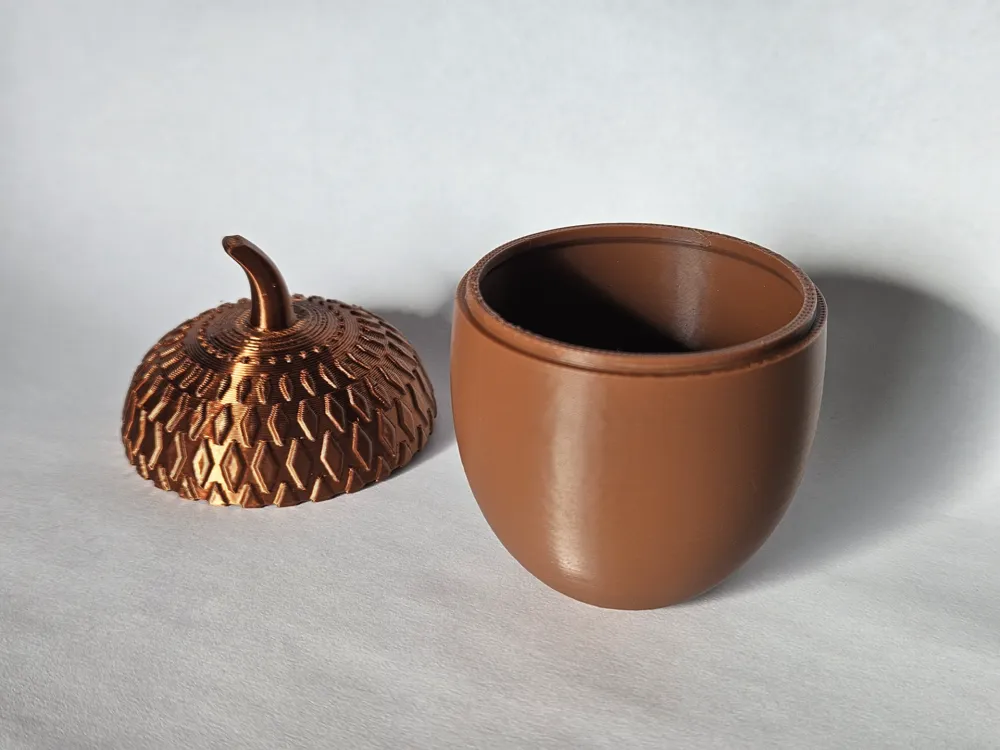 Acorn Snap Container by GemoGens MakerWorld: Download Free 3D Models