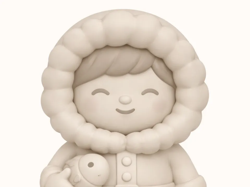 Esquimal - Modelo de impresión 3D gratuito - MakerWorld