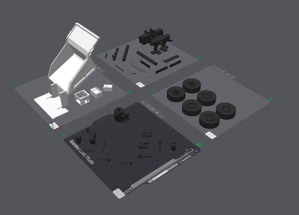 Liebherr T284 mining Dump Truck- Fully 3D printabl by mikolaj.mazik ...