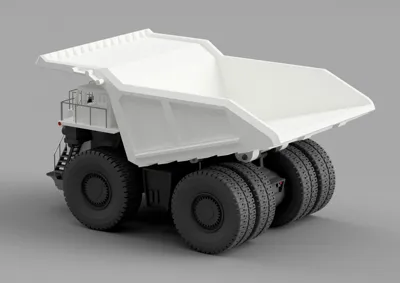 Liebherr T284 mining Dump Truck- Fully 3D printabl by mikolaj.mazik ...