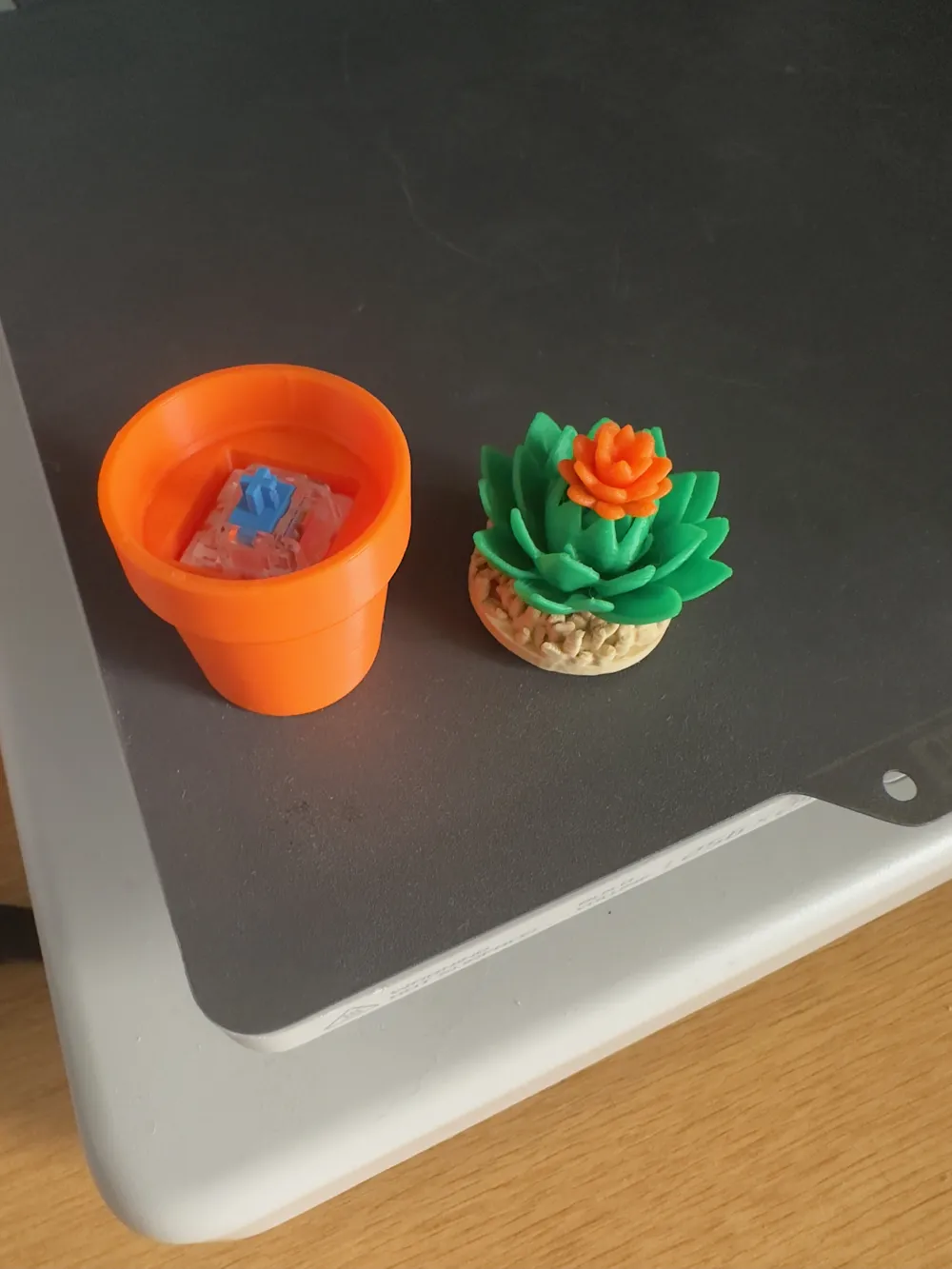 Plant with flower Clicker - Free 3D Print Model - MakerWorld