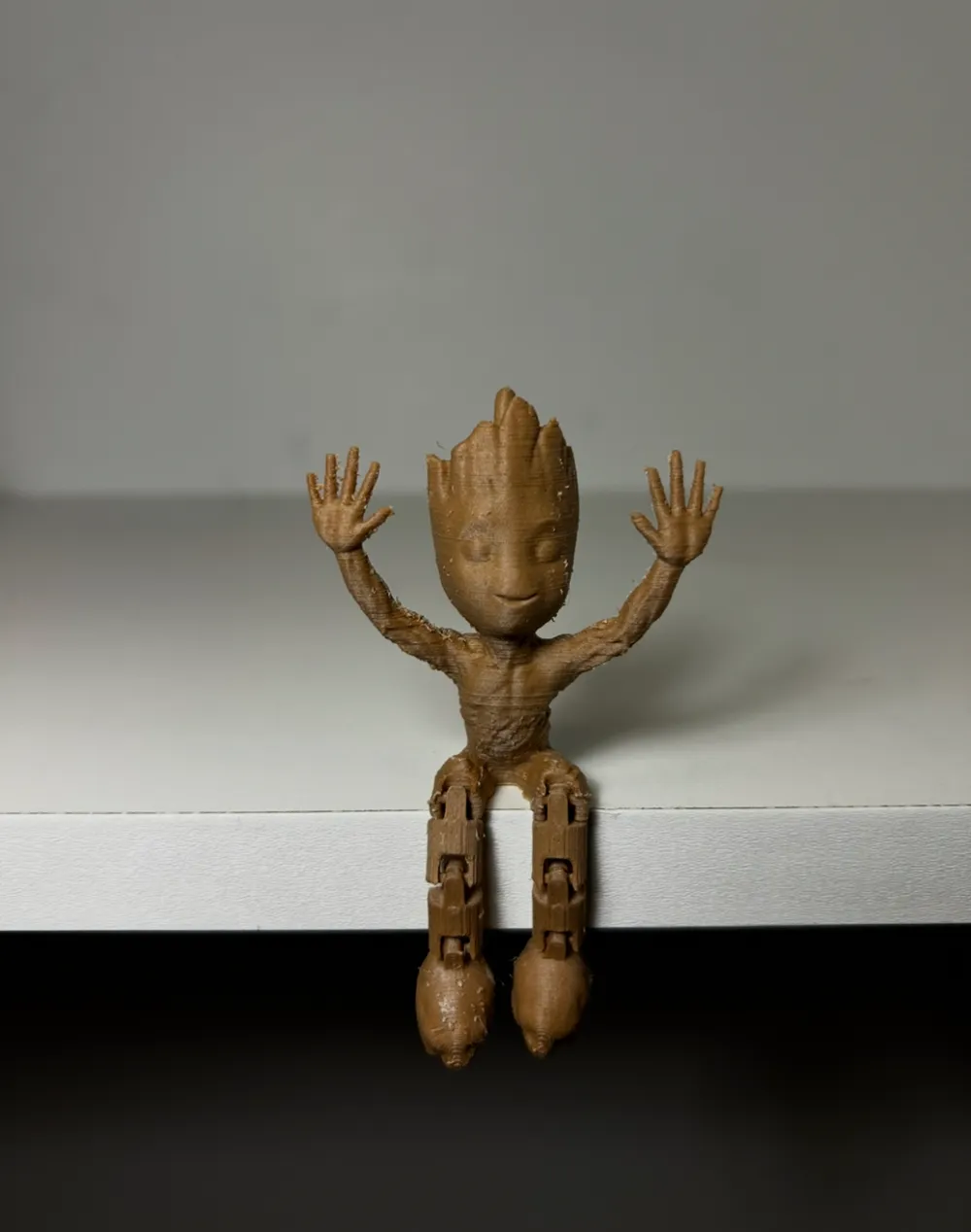 Groot Keychain Articulated | No Support Flexi - Free 3D Print Model ...