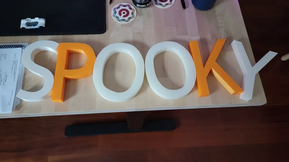 Spooky Letters! by Nicely Done - MakerWorld
