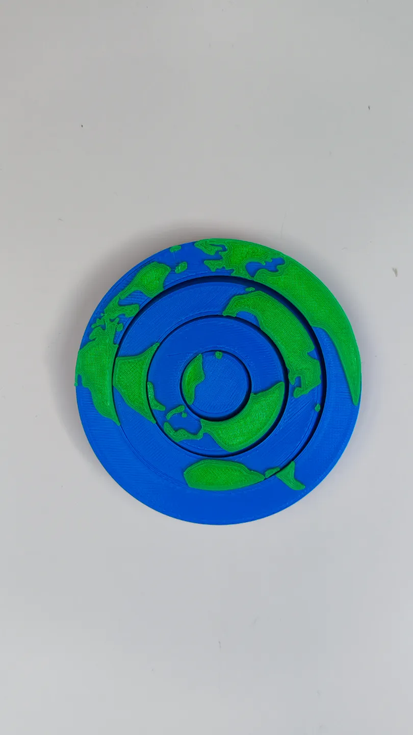 Earth fidget puzzle by Tymo - MakerWorld