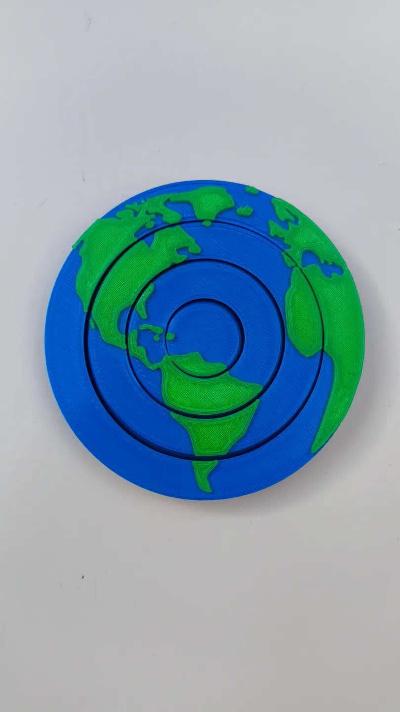 Earth fidget puzzle by Tymo - MakerWorld