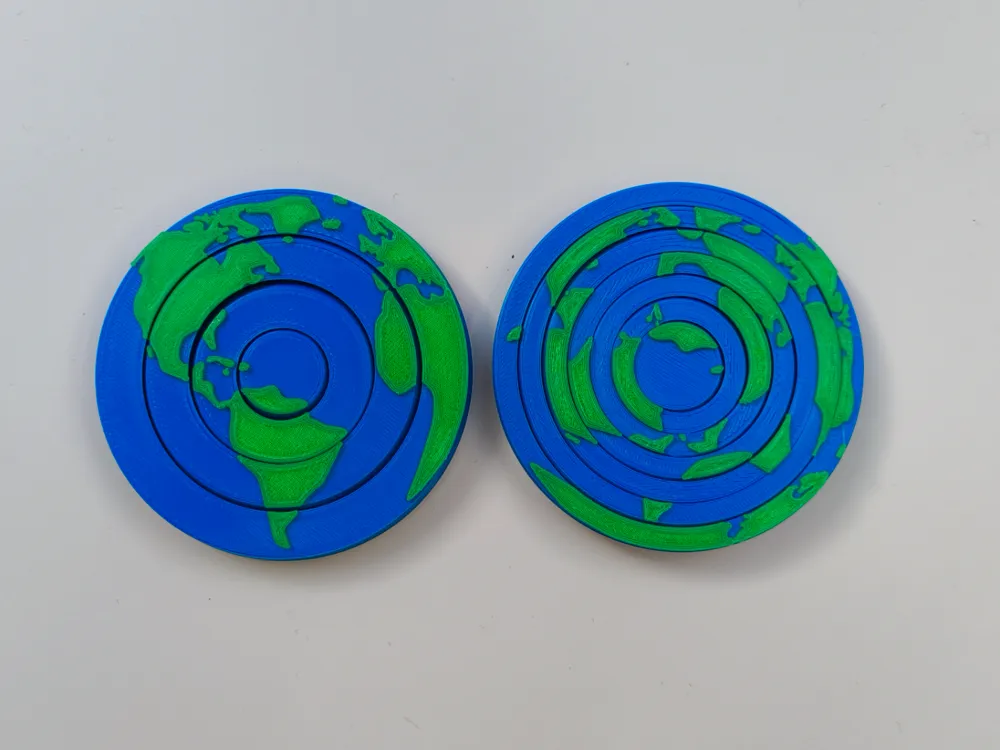 Earth fidget puzzle by Tymo - MakerWorld