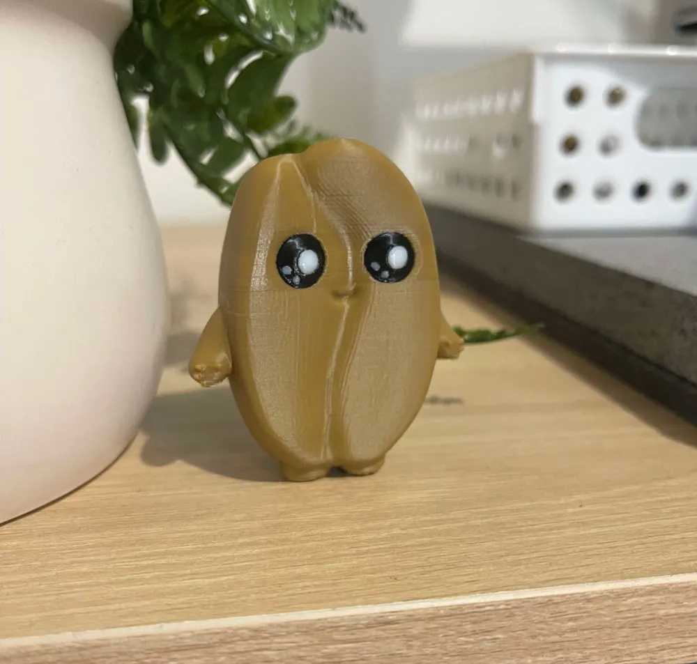 Cheeky Coffee Bean by Mike - MakerWorld