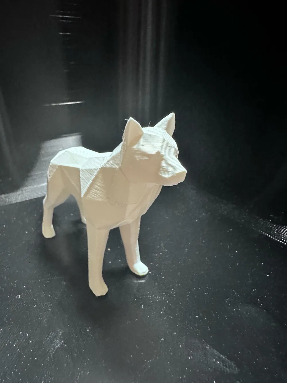 Low Poly Wolf – Modern Geometric Animal - Free 3D Print Model - MakerWorld
