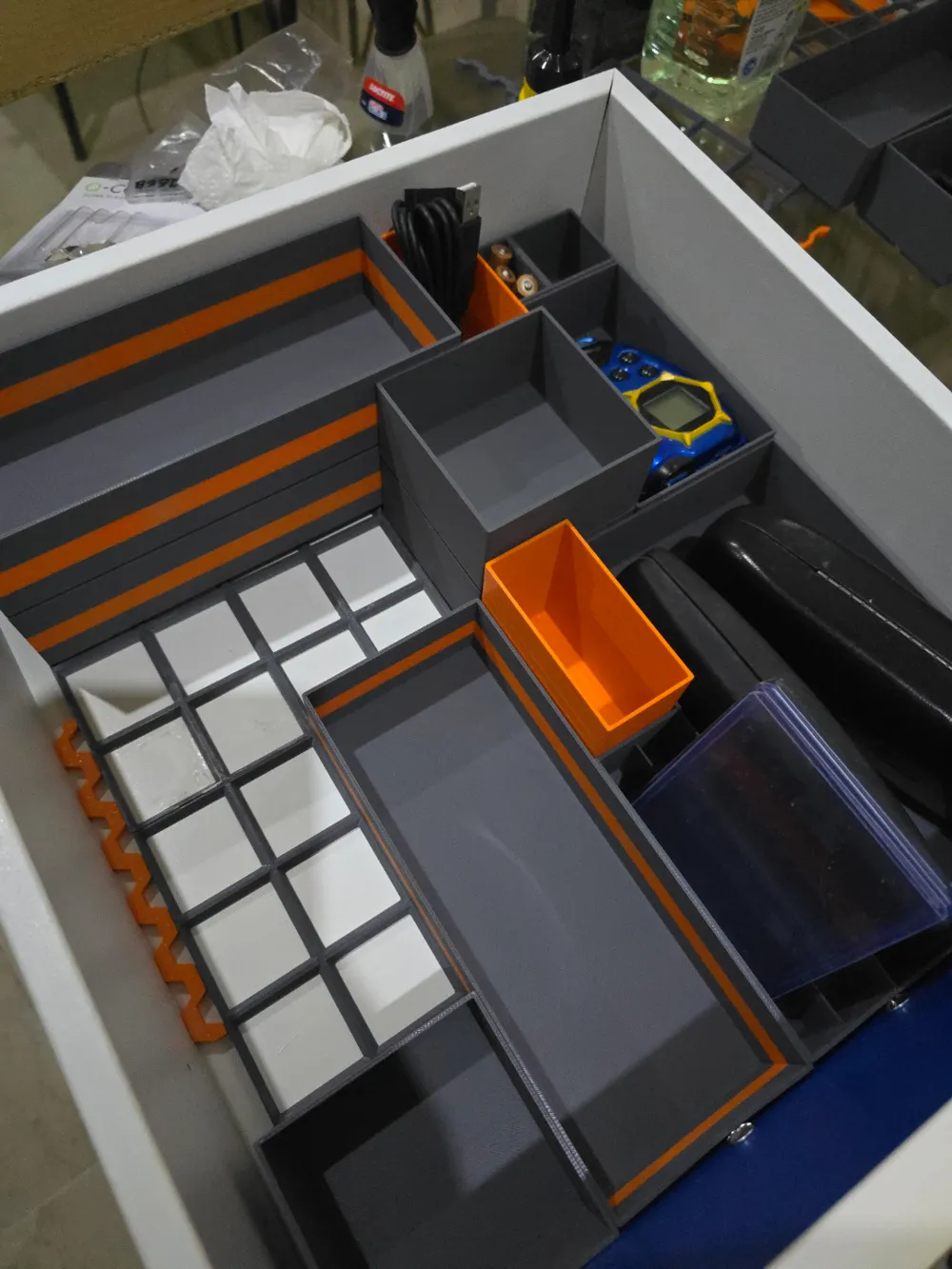 Grid organizer boxes with grid bottom. by mariusht133MakerWorld ...