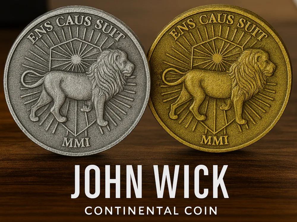 John Wick Continental Coin - Free 3D Print Model - MakerWorld