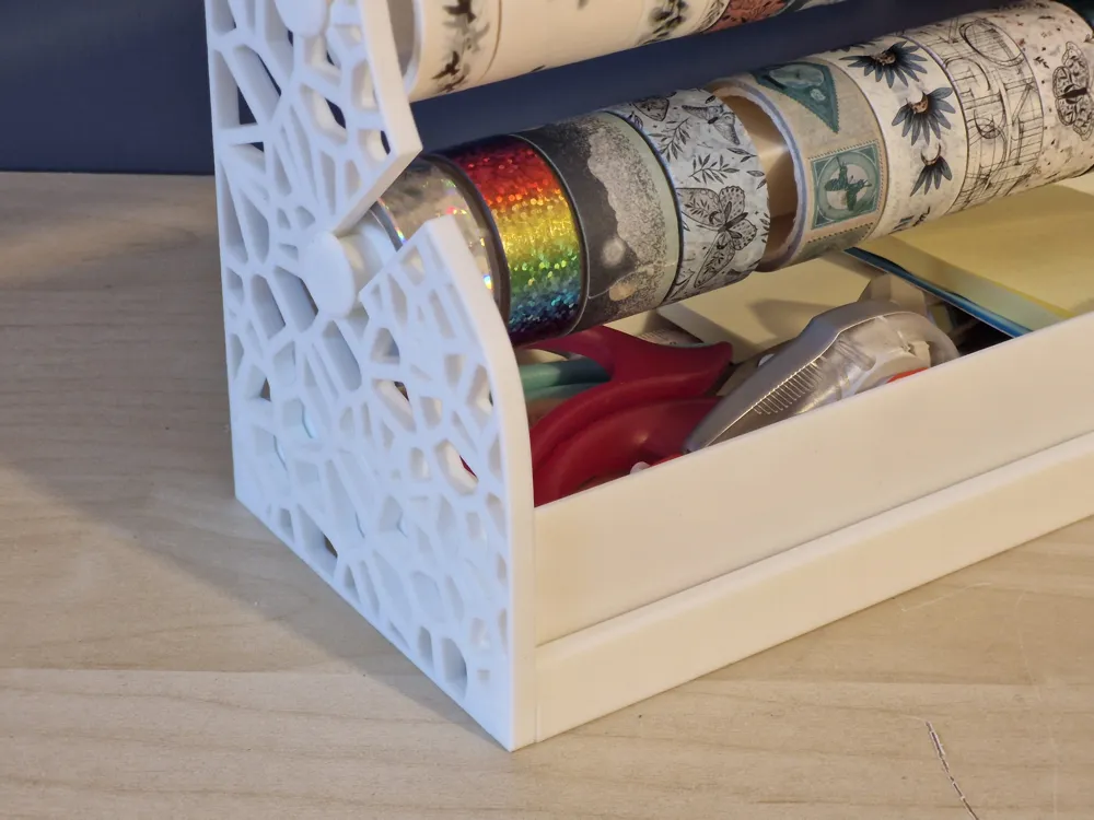 Washi tape rotating dispenser - Free 3D Print Model - MakerWorld
