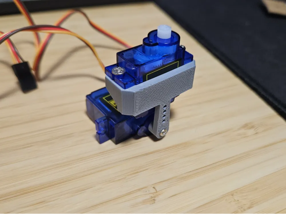 Dual SG90 Servo Mount by JustMike MakerWorld: Download Free 3D Models