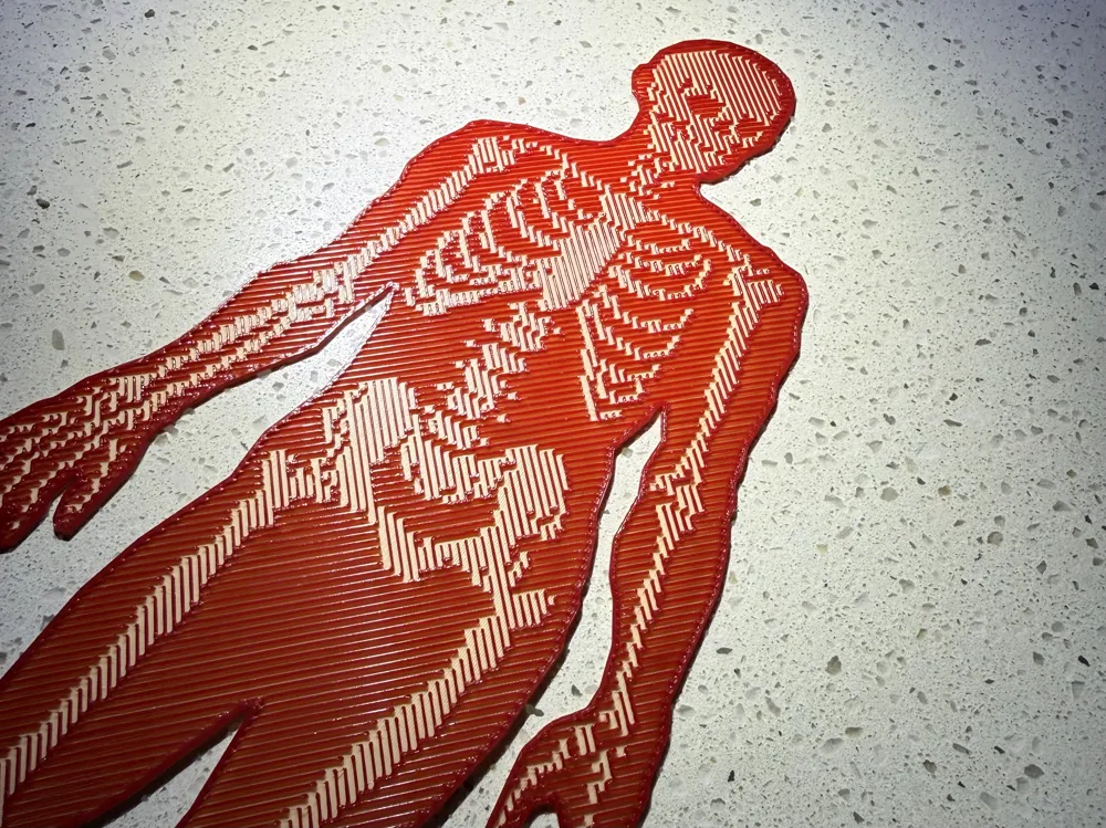 Holographic Effect Skeleton Optical Illusion by Hologram GuruMakerWorld ...
