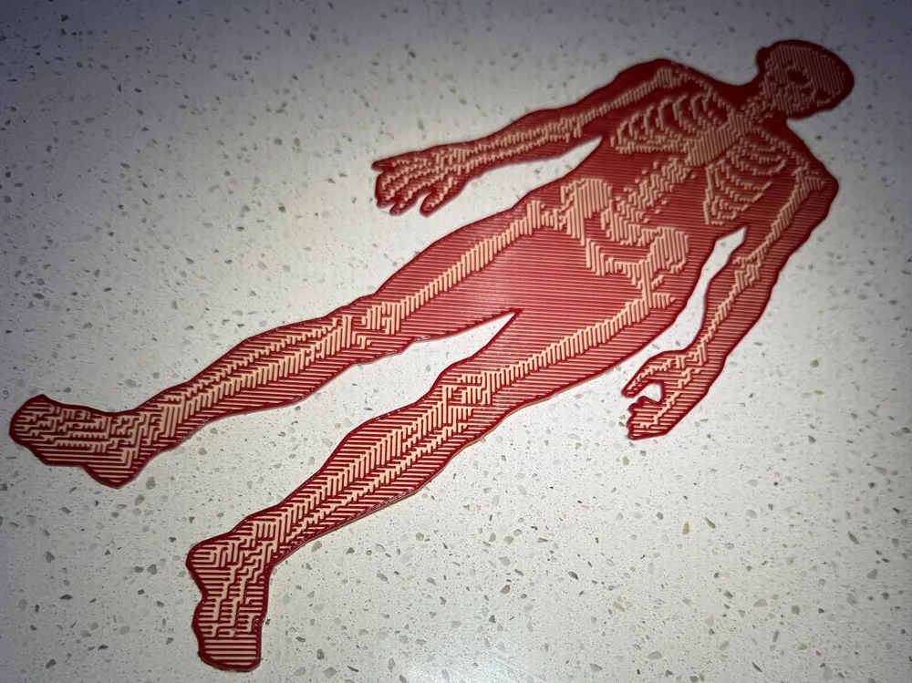 Holographic Effect Skeleton Optical Illusion by Hologram GuruMakerWorld ...