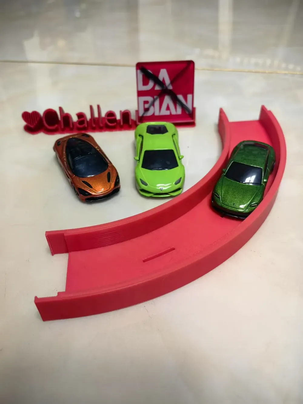 1:64 scale toy car track (curve) by Challen - MakerWorld