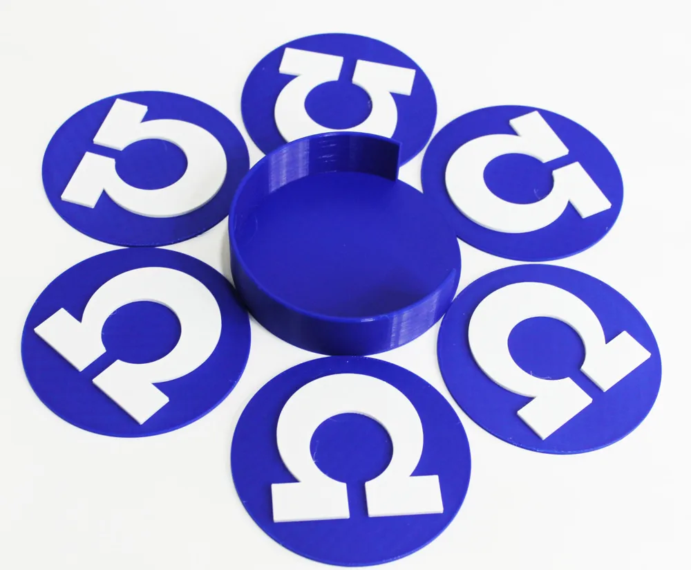 Ultramarines coaster - Free 3D Print Model - MakerWorld