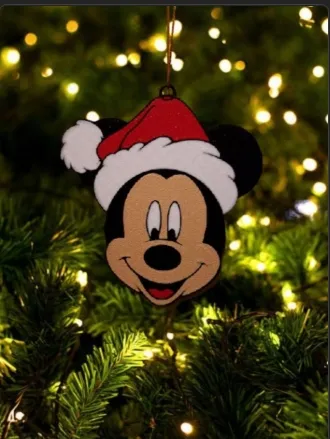 Mickey Mouse Christmas Ornaments - Free 3D Print Model - MakerWorld