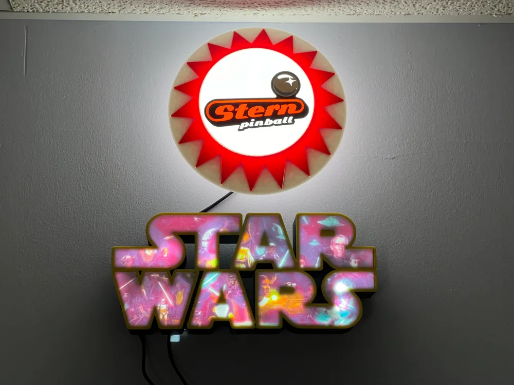 Stern Pinball Pop Bumper Lightbox / Lamp by Richie Rich Richie Rich ...