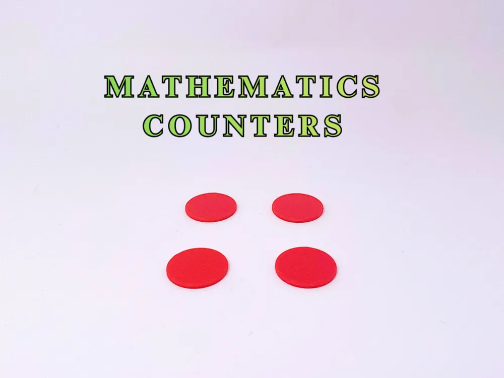 Mathematics Counters for Teachers - Free 3D Print Model - MakerWorld