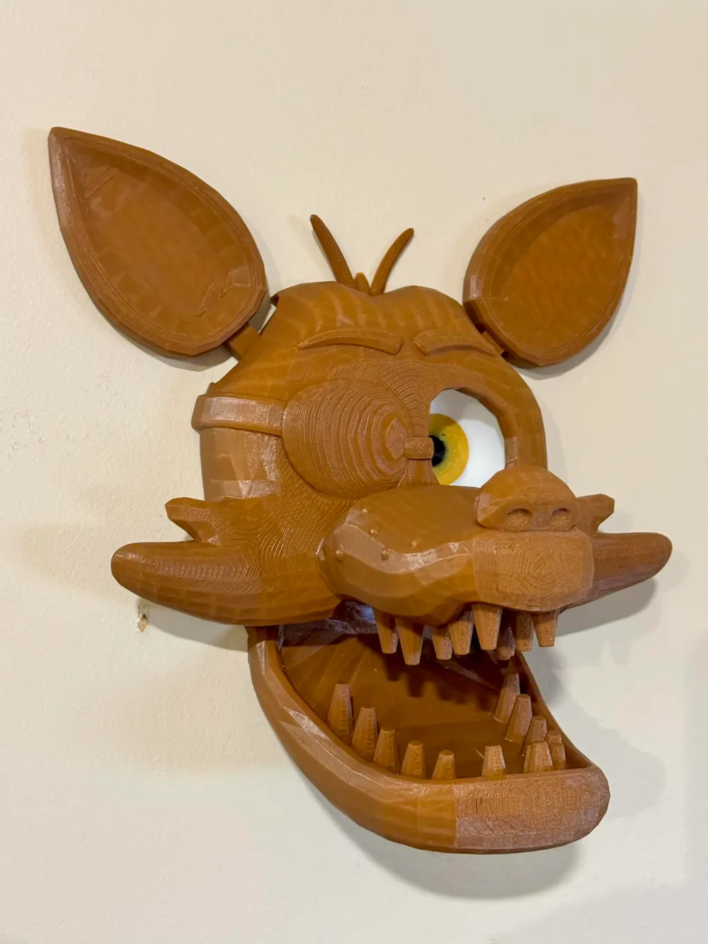 WITH EYES! Foxy Mask - Wall Mounted - Five Nights at Freddy's - AMS ...