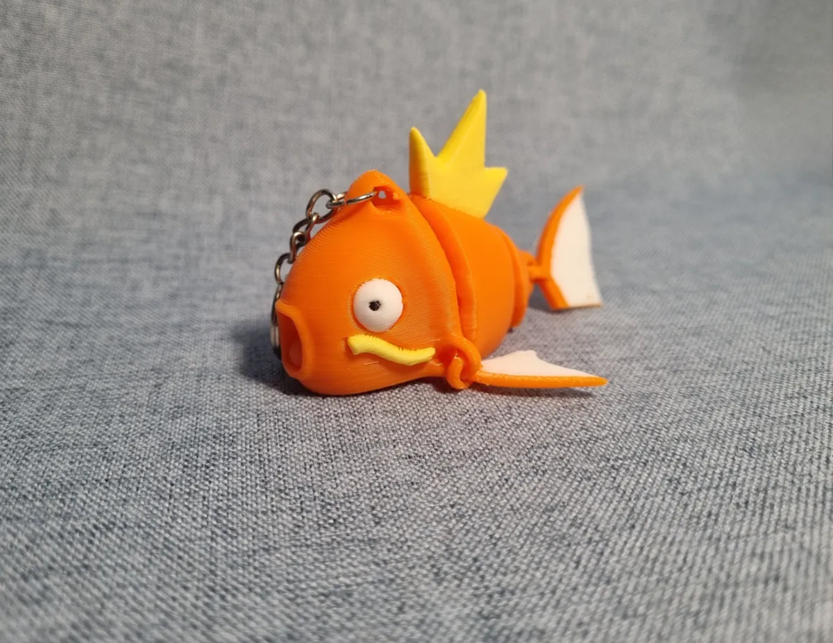 Flexi magikarp Keychain - Free 3D Print Model - MakerWorld