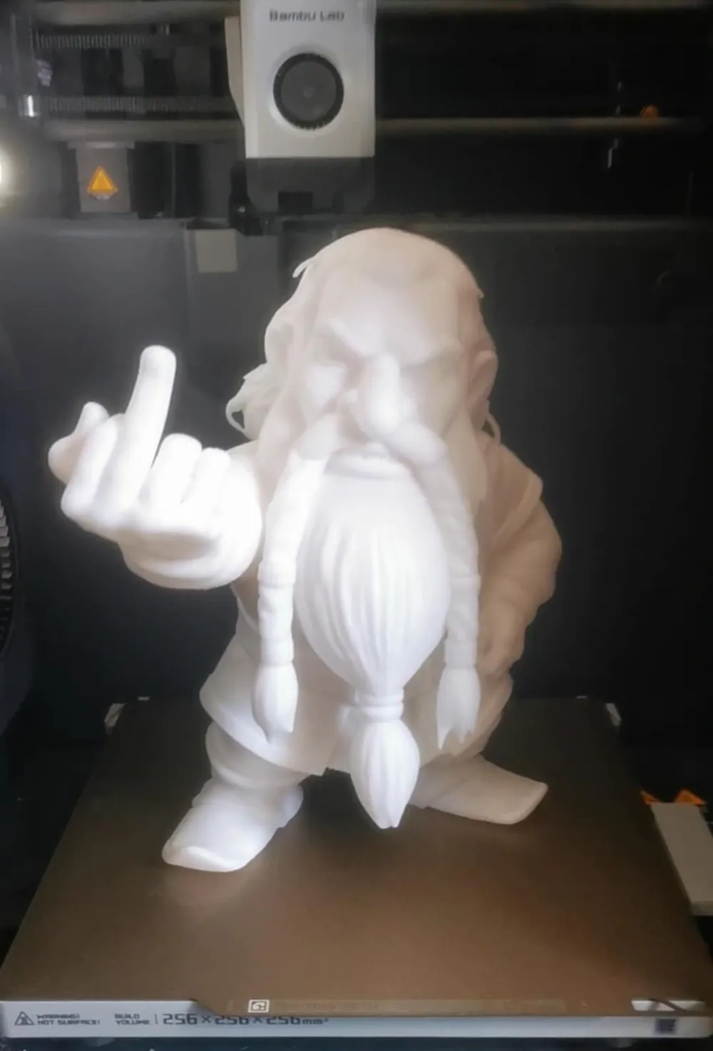 The Defiant Dwarf: Classic finger Salute by 3dPrintHubZone MakerWorld ...