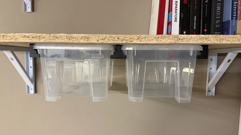 Glissières / rails pour boîtes IKEA SAMLA - Modèle d'Impression 3D ...