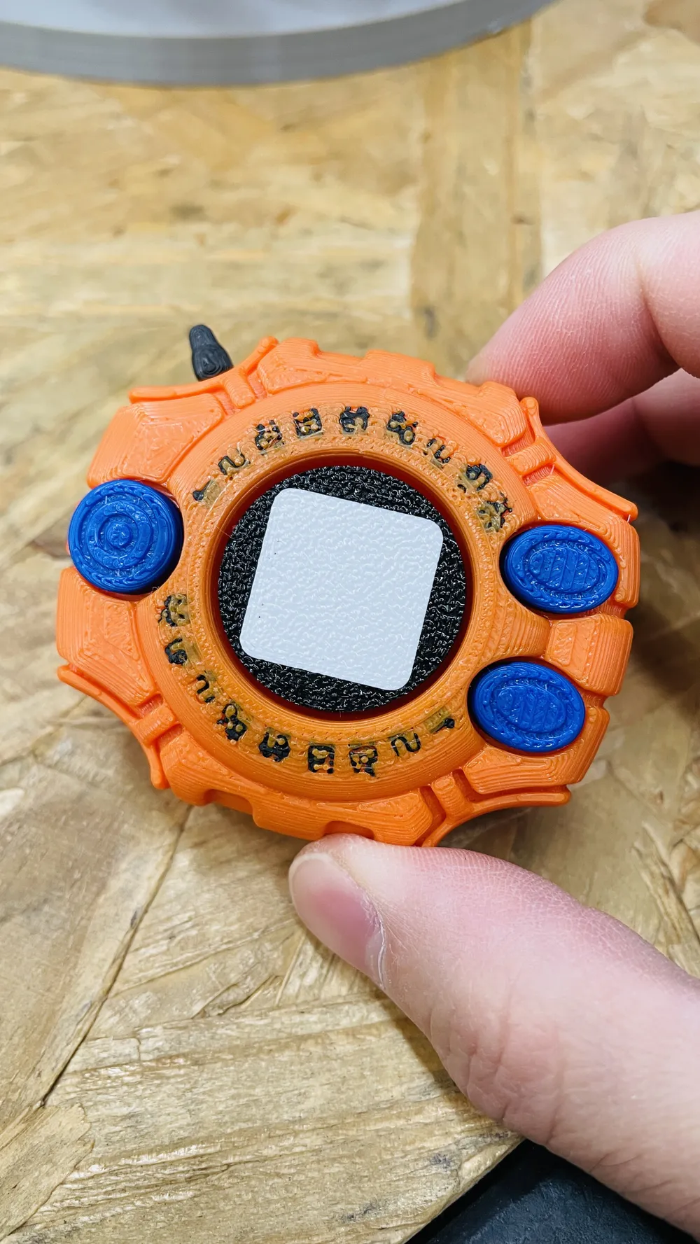 Digivice Clicker - Free 3D Print Model - MakerWorld