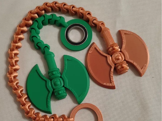 spinner axe flexi by Wisniadruk3D - MakerWorld