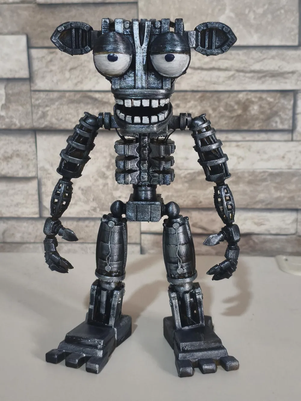 FNAF 2 Endoskeleton Funko Style Figure - Free 3D Print Model - MakerWorld
