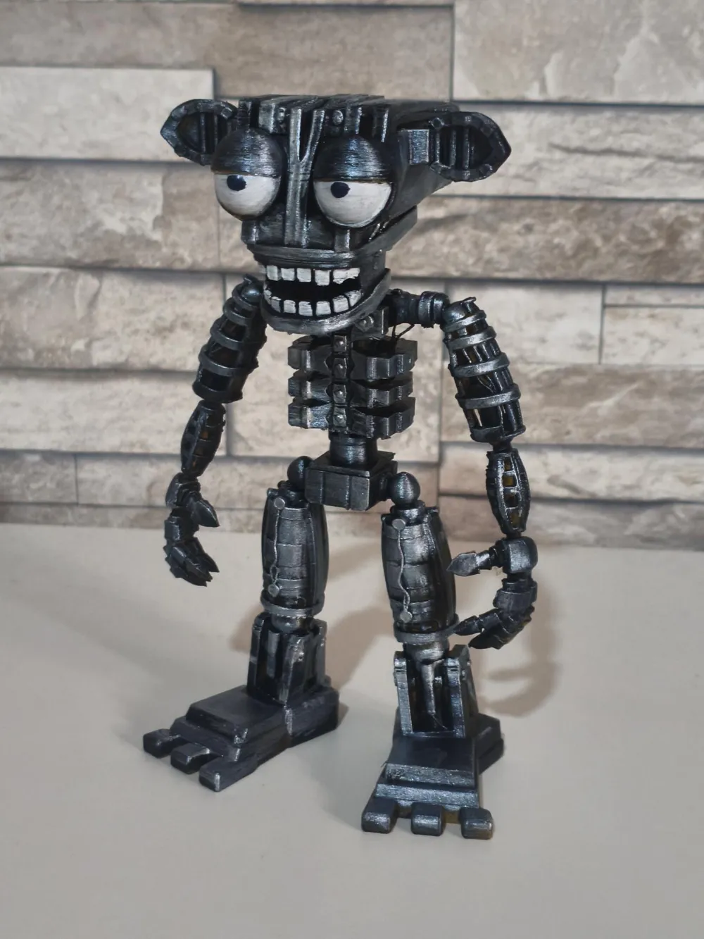 FNAF 2 Endoskeleton Funko Style Figure - Free 3D Print Model - MakerWorld