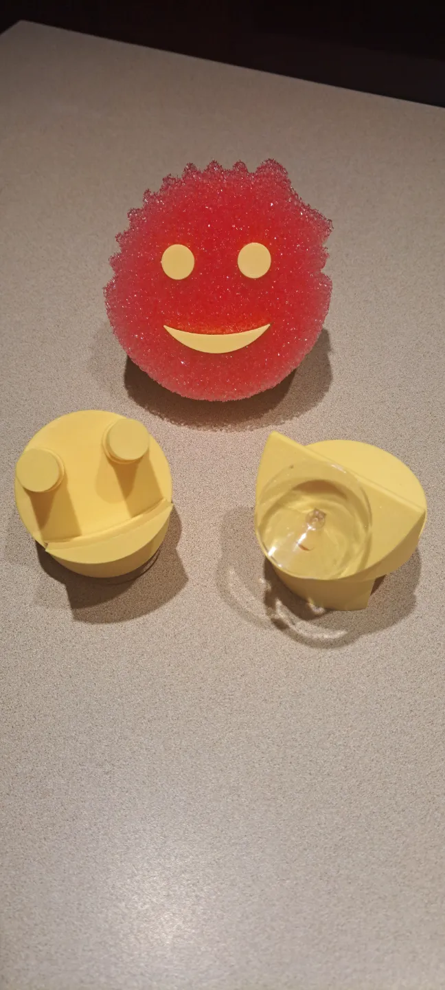 Scrub Daddy With Suction Cup by Antonio Daniele - MakerWorld