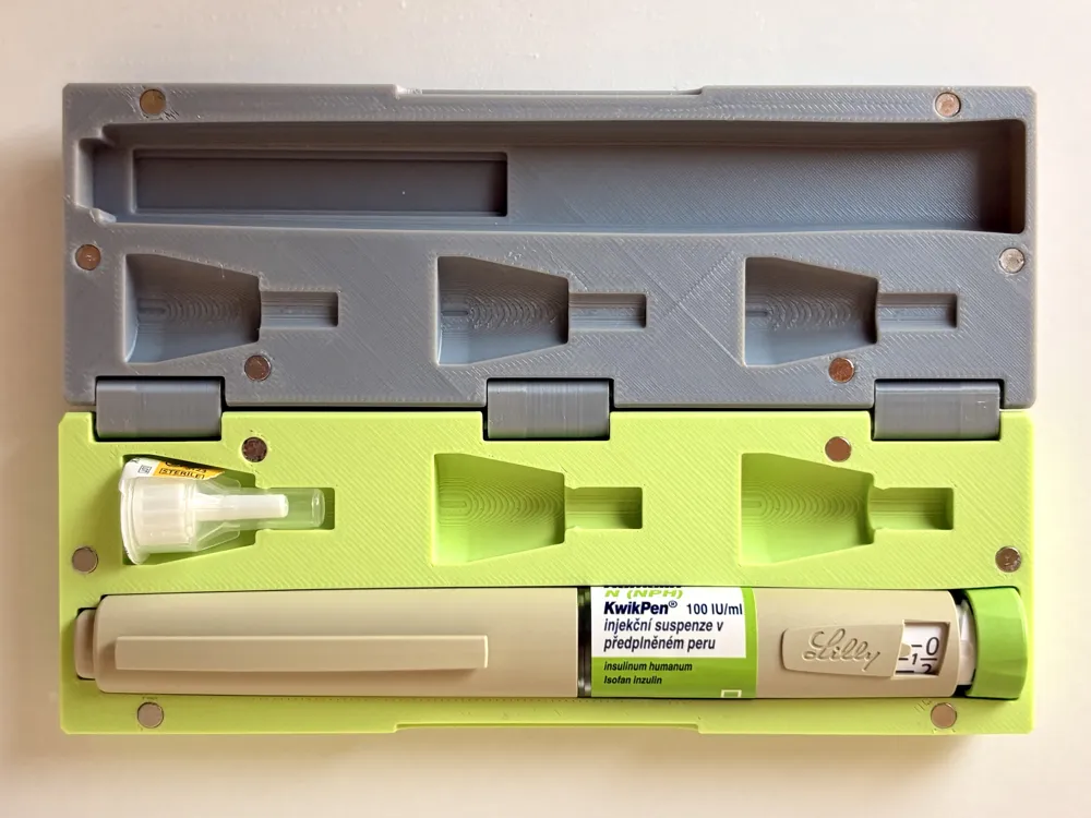 Insulin Pen Case: Magnetic & Travel-Ready - Free 3D Print Model ...