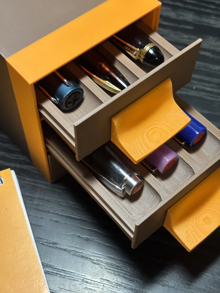 Fountain Pen Box - Free 3D Print Model - MakerWorld
