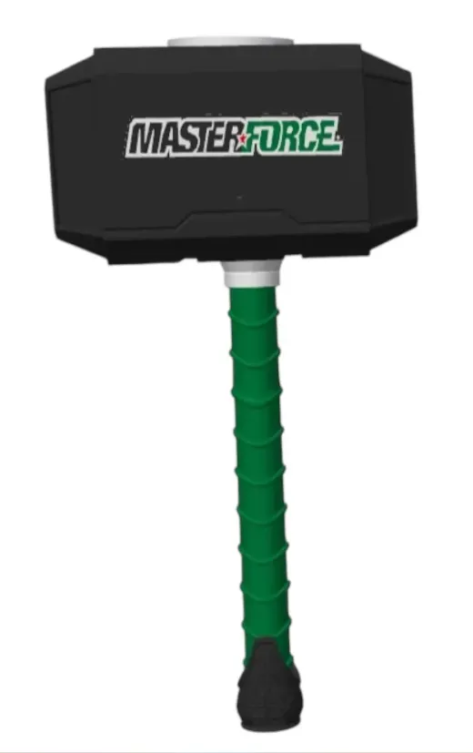 Masterforce Logo (Not Thor Hammer) by PixelToPlastics - MakerWorld
