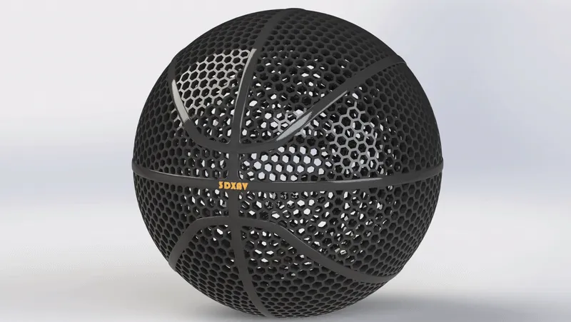 Spherical Airless Basketball - Free 3D Print Model - MakerWorld