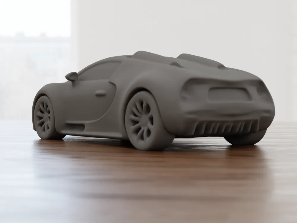 Bugatti Veyron (v2) by Pro ModelsMakerWorld: Download Free 3D Models