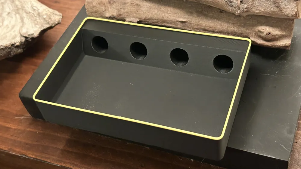 Rub 'n Buff 4-Tube Gridfinity Holder - Free 3D Print Model - MakerWorld