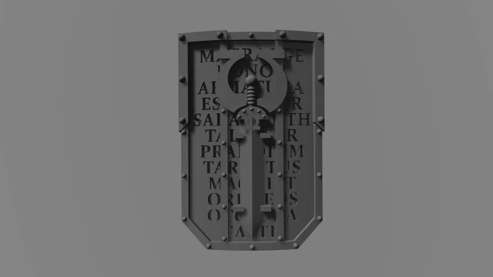 Shield Off Hand Weapon Set for Wargames - Free 3D Print Model - MakerWorld