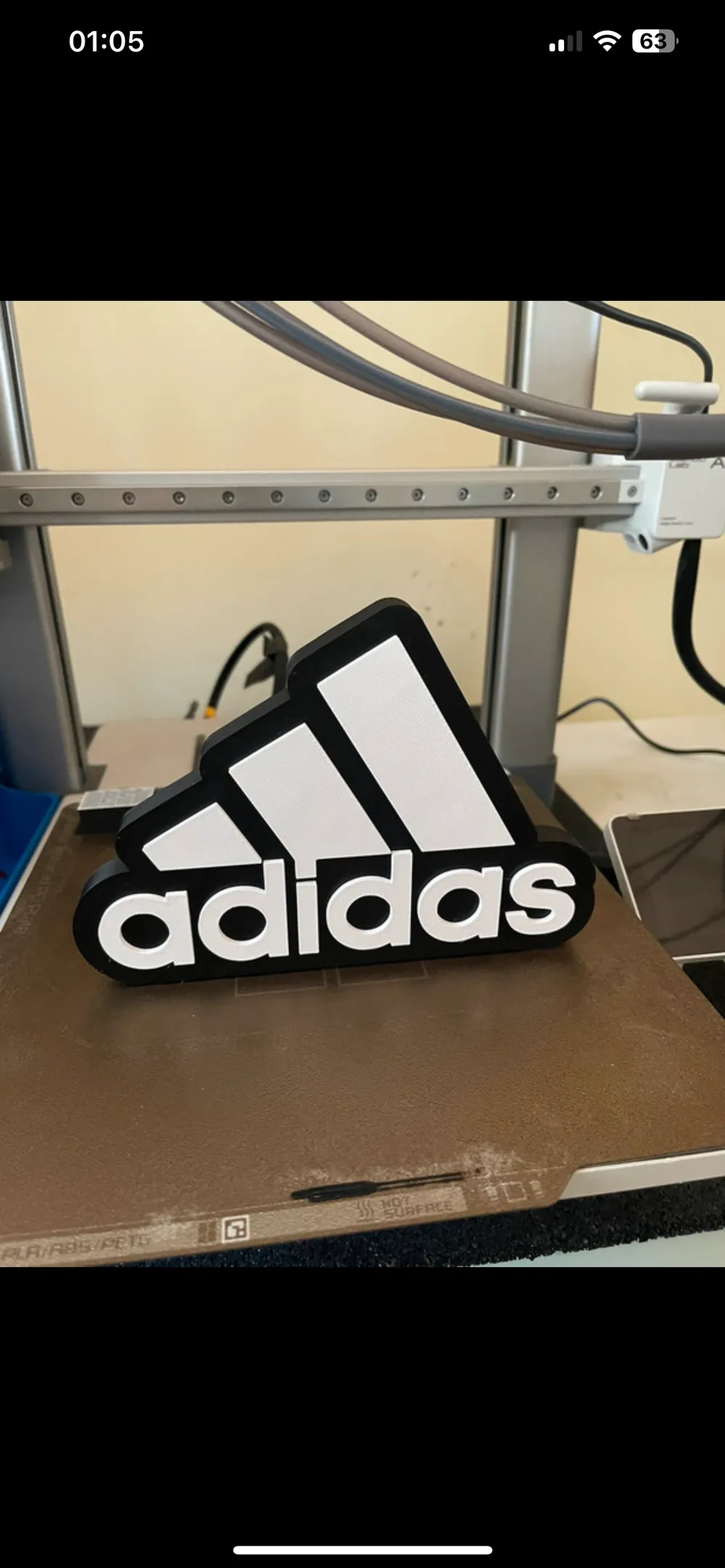 Logo ADIDAS 3D by 3DGAP MakerWorld: Download Free 3D Models