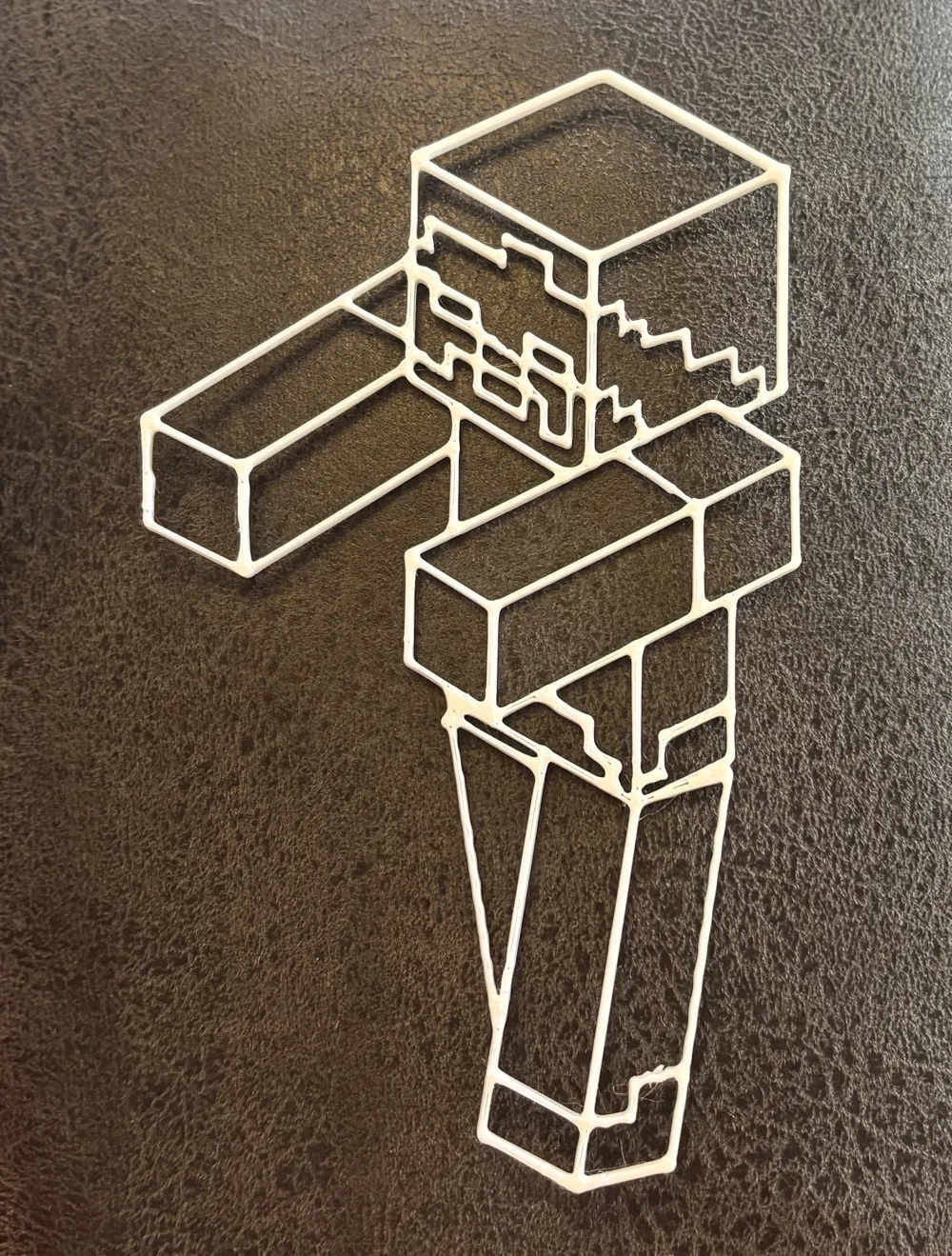 Zombie Block Style (Minecraft) Wall Art No AMS - Free 3D Print Model ...