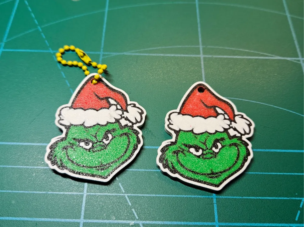 Keychain Grinch by 3DPZ - MakerWorld