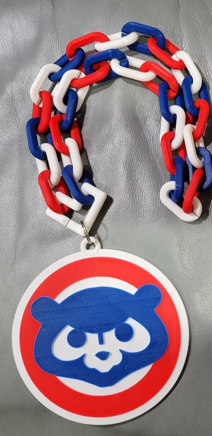 Chicago Cubs 3d Cub face logo 180mm x 180mm by mercadogarzas - MakerWorld