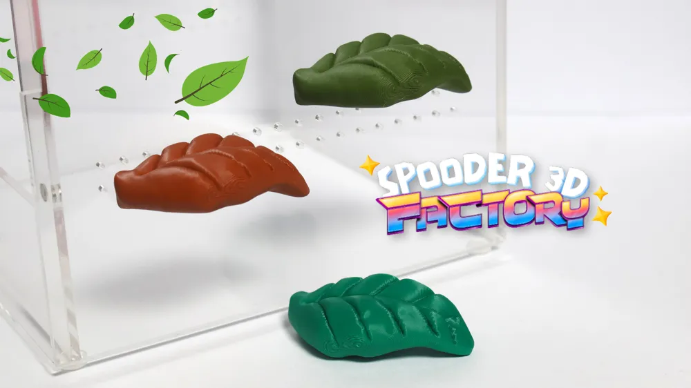 Jumping Spider Ledge – Cut Leaf Design - Free 3D Print Model - MakerWorld
