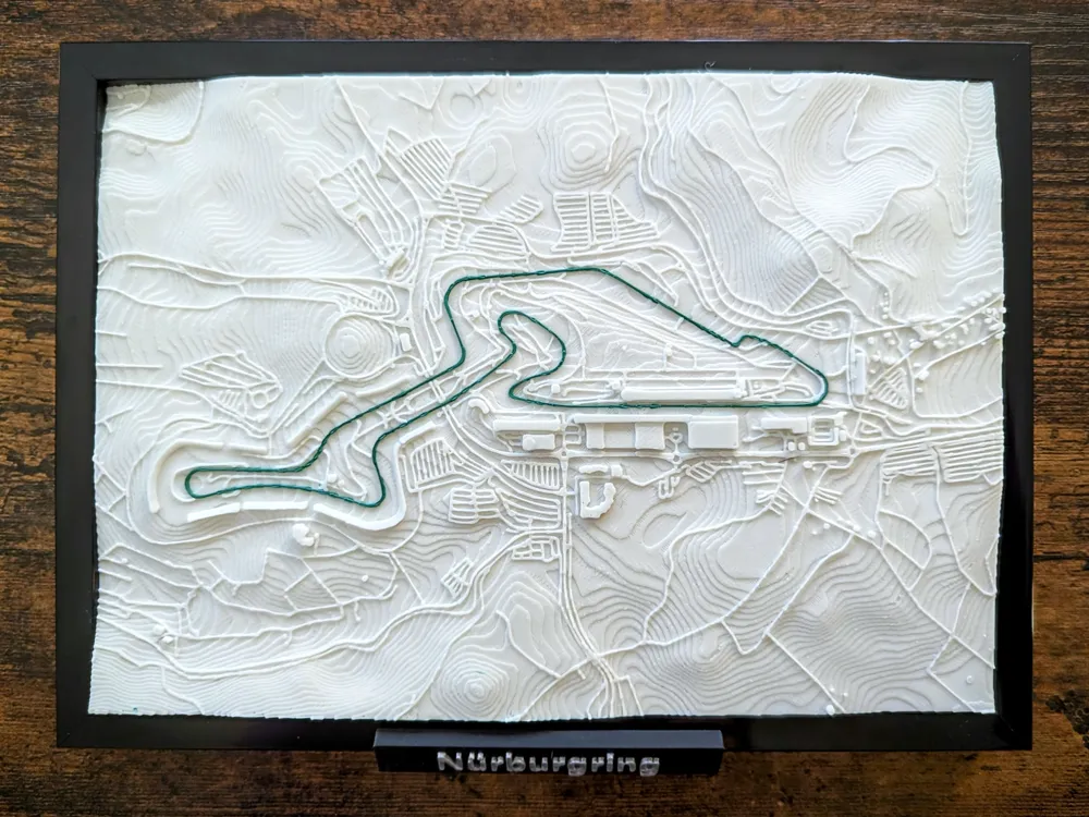 Nurburgring Germany 3D Mini (F1 Edition) by jarvizar MakerWorld ...