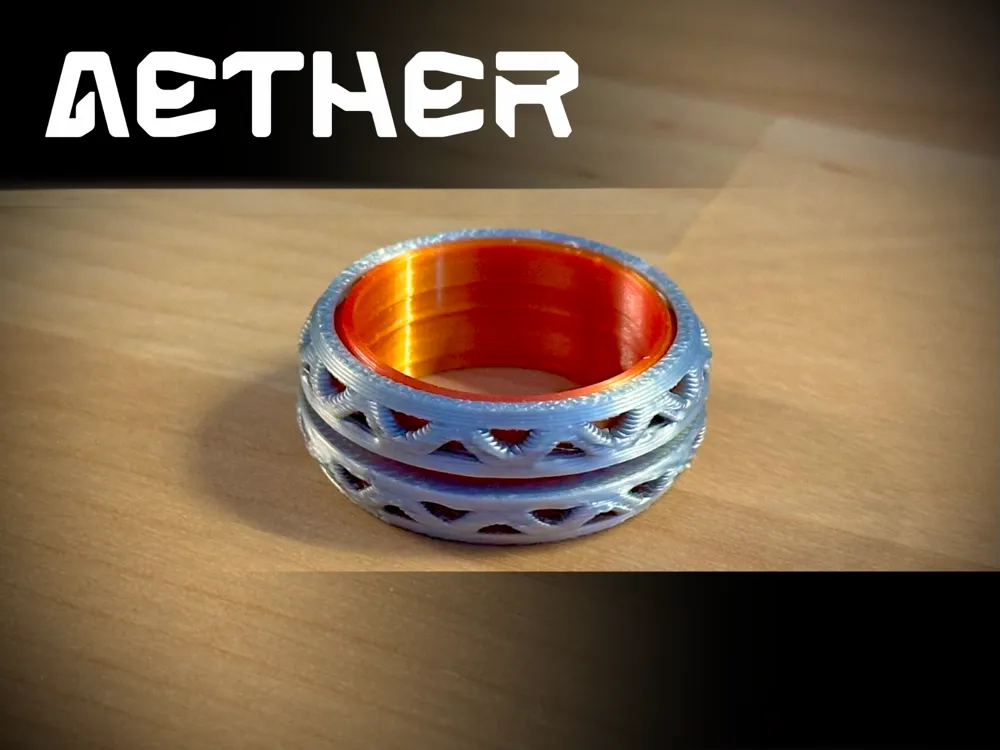 Dual Fidget Spinner Ring Collection - Free 3D Print Model - MakerWorld