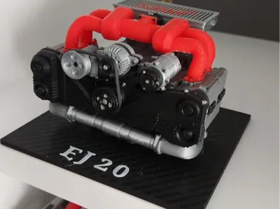 Motor mount for EJ20 engine model by Danko_Creates - Free 3D Print ...