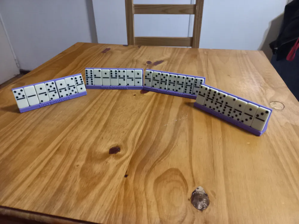 Domino Rack Set Double Six (Mini & Standard Sizes) by manuelm.arg ...